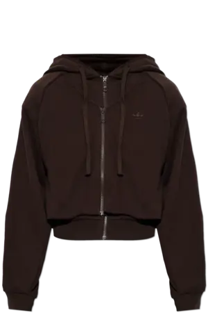 ADIDAS ORIGINALS Cropped Zip-up Hoodie