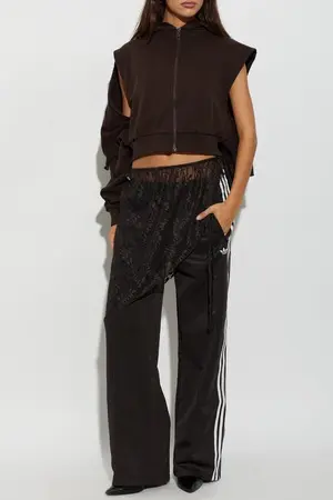 ADIDAS ORIGINALS Cropped Zip-up Hoodie