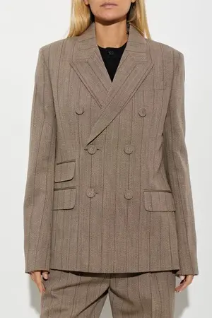 AMI Paris Wool Blazer With Double Vent