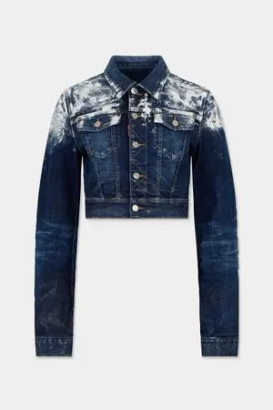 Dsquared2 Medium Let It Snow Dean Denim Jacket