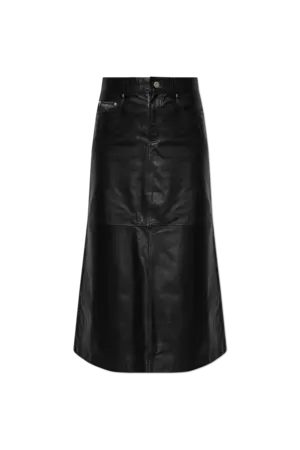 BY MALENE BIRGER Leather Skirt ‘solene
