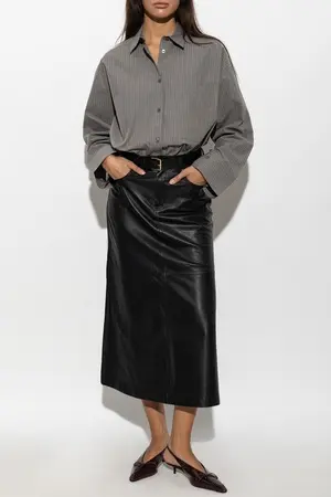 BY MALENE BIRGER Leather Skirt ‘solene