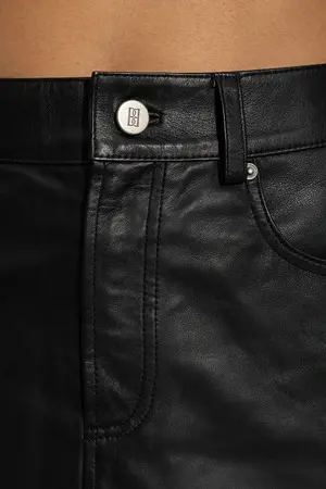 BY MALENE BIRGER Leather Skirt ‘solene
