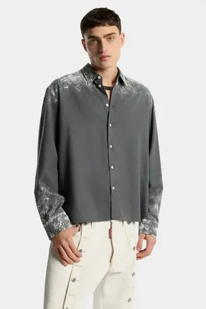 Dsquared2 Upside Down Frosted Boxy Shirt