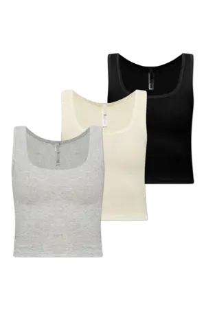 SKIMS Three-pack Of Tops