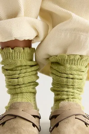 THUNDERS LOVE Still Collection Ankle Socks - Mosslight
