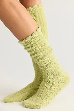 THUNDERS LOVE Still Collection Ankle Socks - Mosslight
