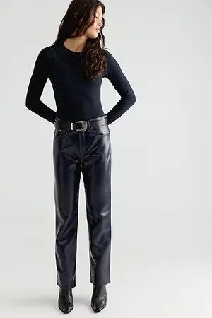AGOLDE AGOLDE Lana Pants Navy