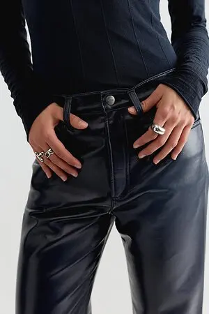 AGOLDE Lana Pants - Navy
