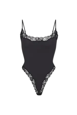 SKIMS Bodysuit With Lace Trim
