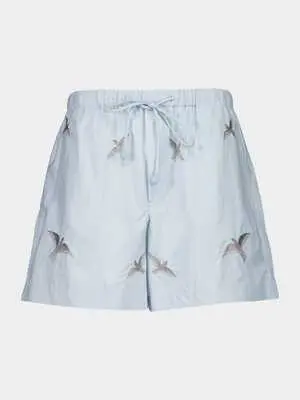 BAZISZT Light Columbus Shorts - Blue