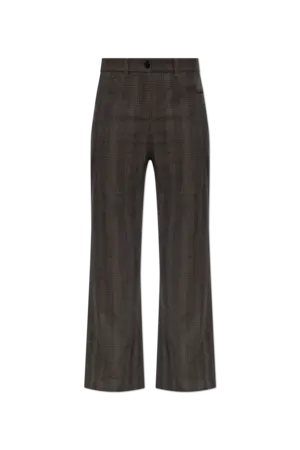 Acne Studios Plaid Patterned Trousers