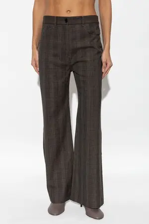Acne Studios Plaid Patterned Trousers