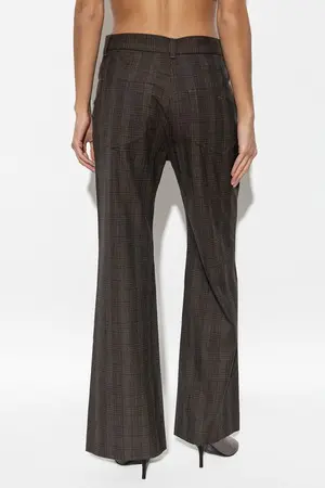 Acne Studios Plaid Patterned Trousers