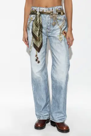 Acne Studios Jeans With Colorful Print