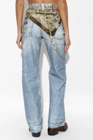 Acne Studios Jeans With Colorful Print