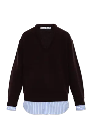 Acne Studios Wool V-neck Sweater