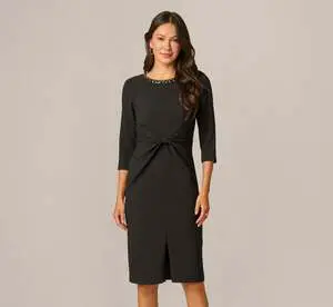 Adrianna Papell Crewneck Cocktail Dresses