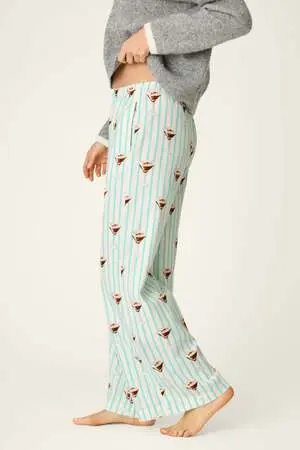 PJ Salvage Espresso Martini Print Flannel Pajama Pants