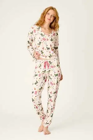 PJ Salvage Saddle Up Western Print Pajama Jogger Pants
