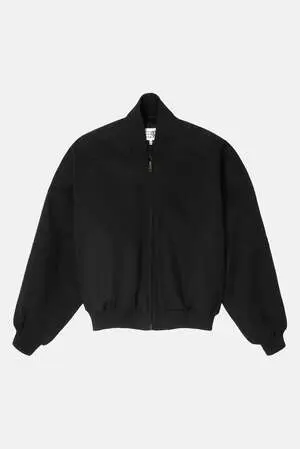 MAISON MARGIELA MM6 Maison Margiela Oversized Bomber Jacket Black