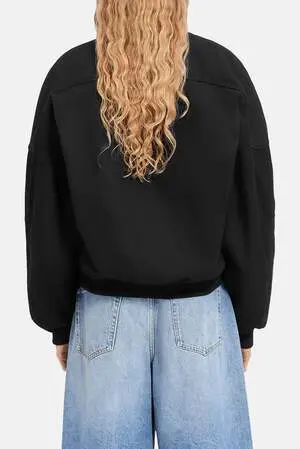 MAISON MARGIELA Oversized Bomber Jacket - Nero