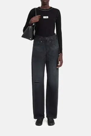 MAISON MARGIELA Pantaloni 5 Tasche - Blu