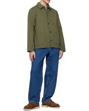 A.p.c. Logo Patch Straight Leg Jeans
