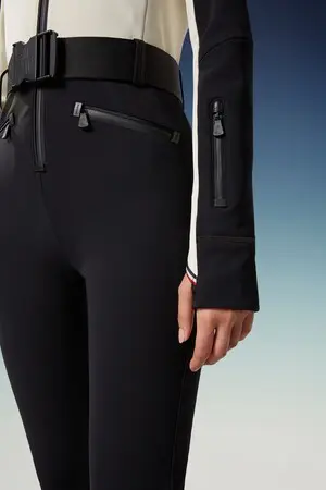 Moncler Ski Suit With Down Collar And Hood
