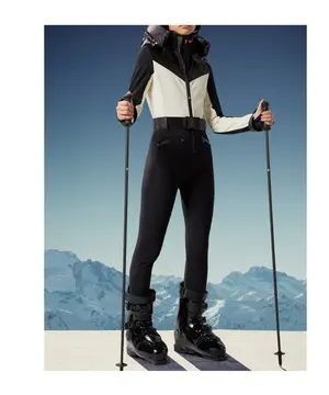 Moncler Ski Suit With Down Collar