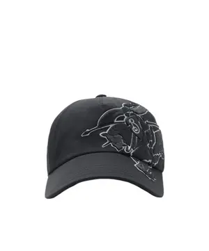Burberry Ekd Curved Peak Baseball Cap - Charcoal