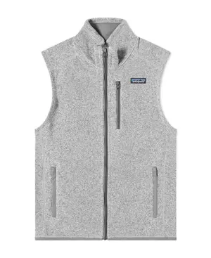 Patagonia Better Sweater Zip Fleece Vest - Gray