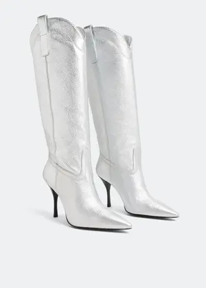 STUART WEITZMAN Pointed Toe High Heel Boots
