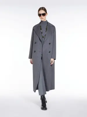 Max Mara Umanita High-waisted Flared Trousers - Gray