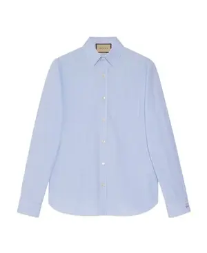 Gucci Pinstriped Buttoned Shirt