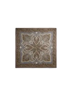 Etro Paisley Leopard Print Scarf - Grey