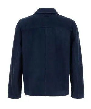 SALVATORE SANTORO Long Sleeve Suede Jacket