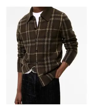 Burberry Check Cashmere Cardigan