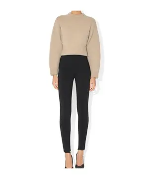 Alaïa Cashmere Knit Crewneck Pullover