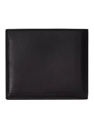 Saint Laurent Tiny Cassandre East/west Wallet In Shiny Leather