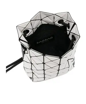 Issey Miyake Geometric Pattern Bucket Bag
