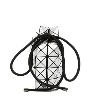 Issey Miyake Geometric Pattern Bucket Bag