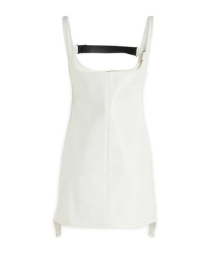 COURREGES Zip Detailed Sleeveless Dress