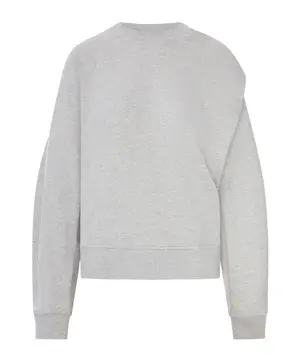 Dries Van Noten Long-sleeve Sweatshirt With Deconstructed Detail - Grey
