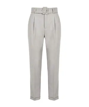Marni Tailored Belted Wool Trousers