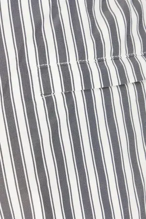 Zegna Striped Drawstring Swim Shorts