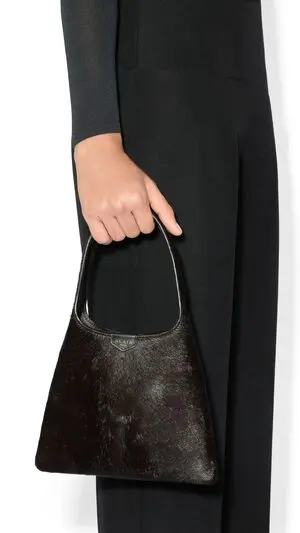 Alaïa Mini Hobo Bag In Haircalf
