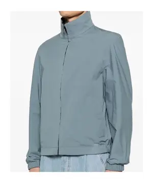 Brioni Zip-fastening Long-sleeve Jacket With Stand Collar