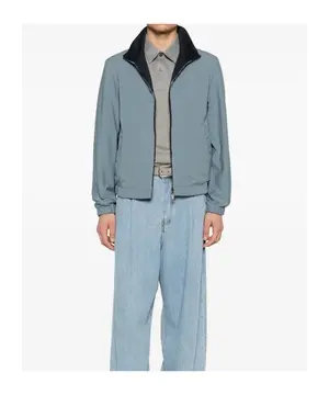 Brioni Zip-fastening Long-sleeve Jacket With Stand Collar