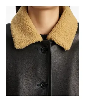 Khaite Long-sleeve Leather Jacket